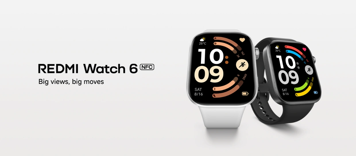 Xiaomi REDMI Watch 6 NFC Silver Gray | Planeo