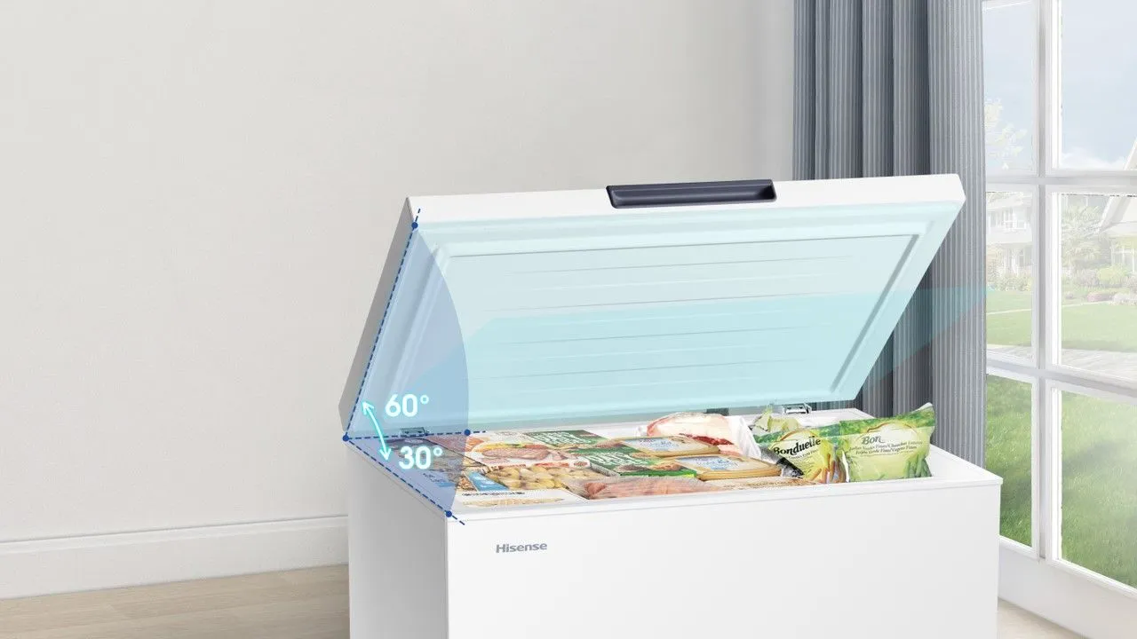 Truhlicová mraznička Hisense FC321D4AWLE | Planeo