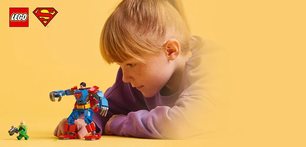 Stavebnice LEGO ® 76302 Superman™ v robotickom obleku vs. Lex Luthor ...